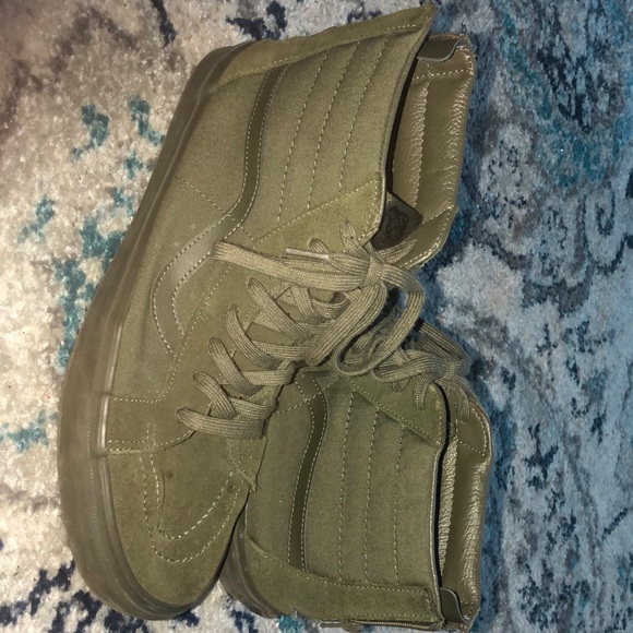 Vans | Shoes | High Top Vans Olive Green Mano Pack | Poshmark